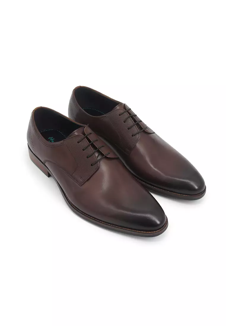 線上選購 Hanson Bootmaker Hanson Bootmaker Lace-up Derby - Brown | ZALORA 台灣