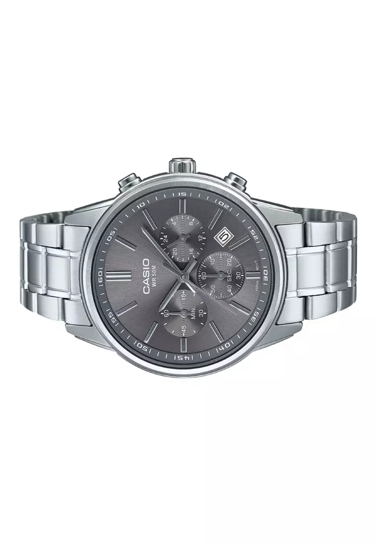 Buy Casio Chronograph Watch MTP-E515D-8A 2025 Online | ZALORA Philippines