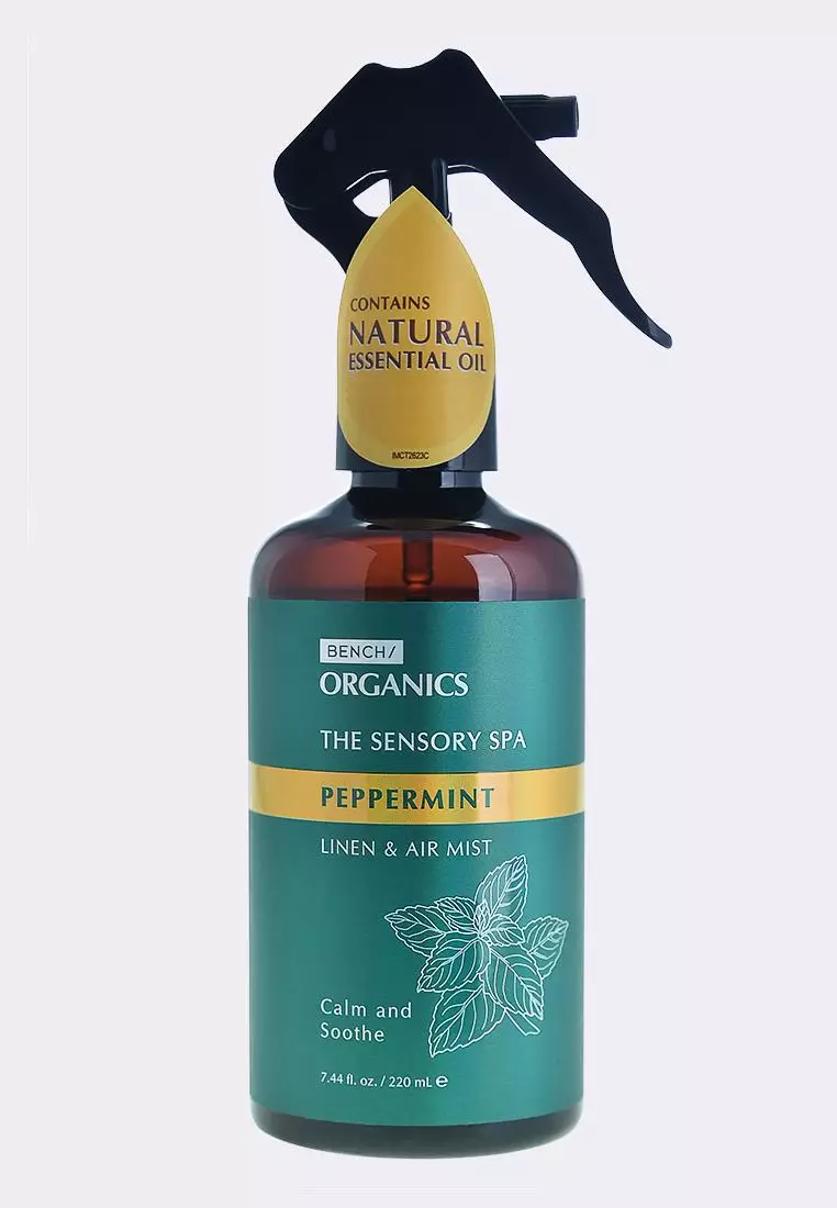 Buy BENCH Organics The Sensory Spa Peppermint Linen and Air Mist Spray ...