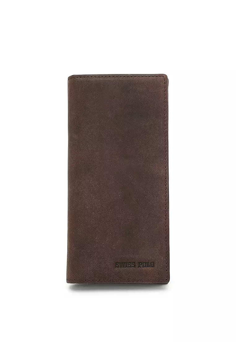 Buy Swiss Polo Genuine Leather RFID Long Wallet - Brown 2025 Online ...