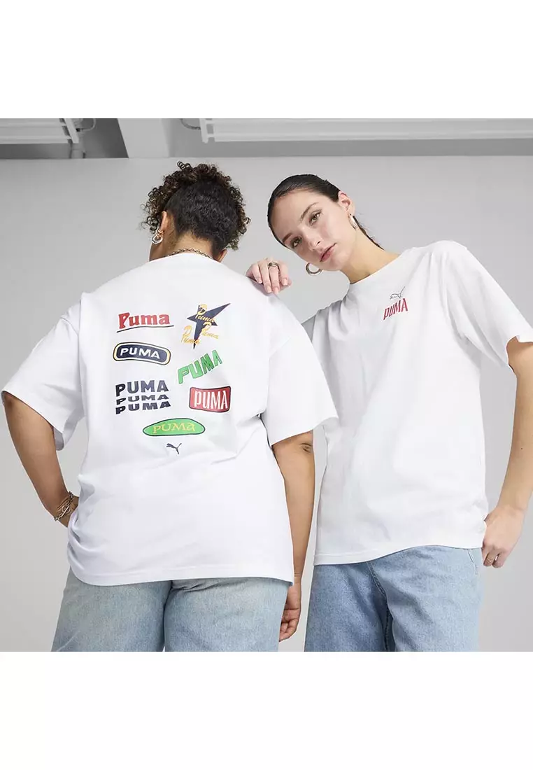 Buy PUMA Wardrobe Ess Graphic Tee 2025 Online | ZALORA