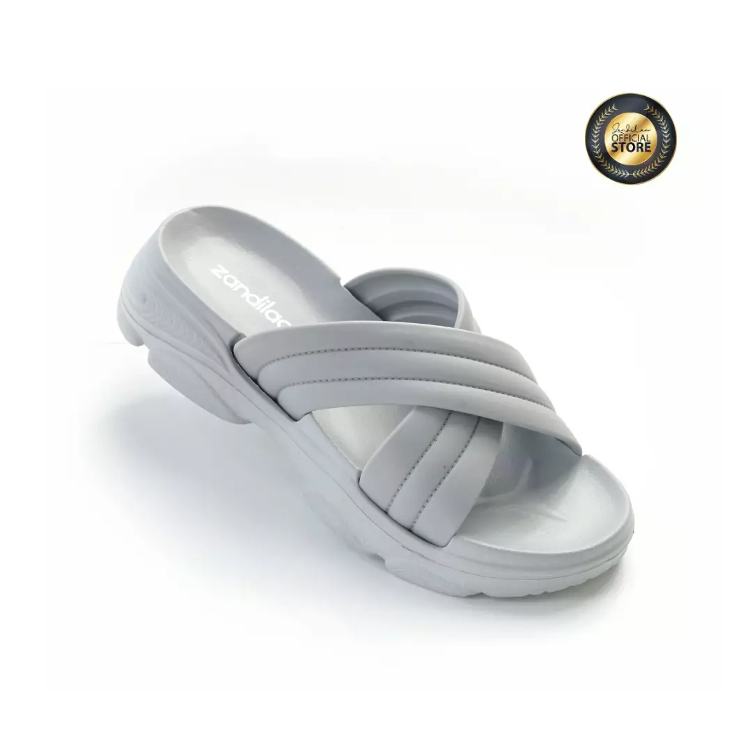 Jual ZANDILAC ZANDILAC - SANDAL WANITA DEWASA CH220487WD - ABU MUDA ...