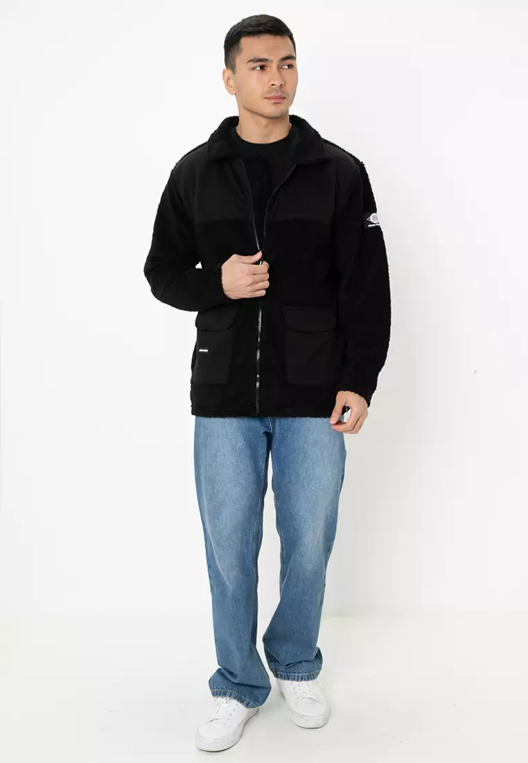 Buy Denim Project Teddy Jacket With Patches 2025 Online | ZALORA ...