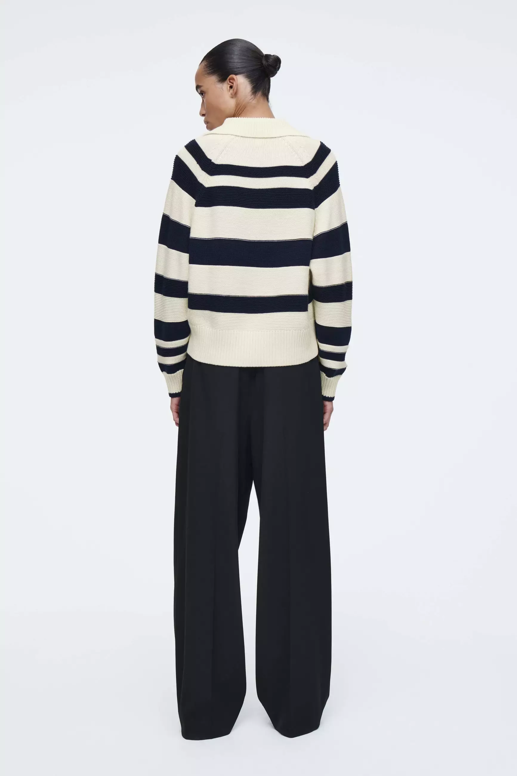 COS Striped Wool Polo Jumper 2025 | Buy COS Online | ZALORA Hong Kong