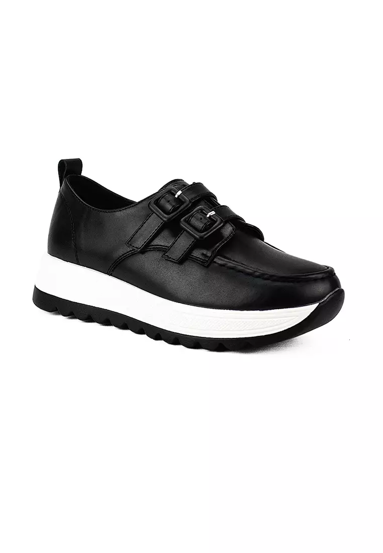 Buy Mario D' boro Runway Women's Formal Oxford Shoes Lw 26480 Black C46 ...