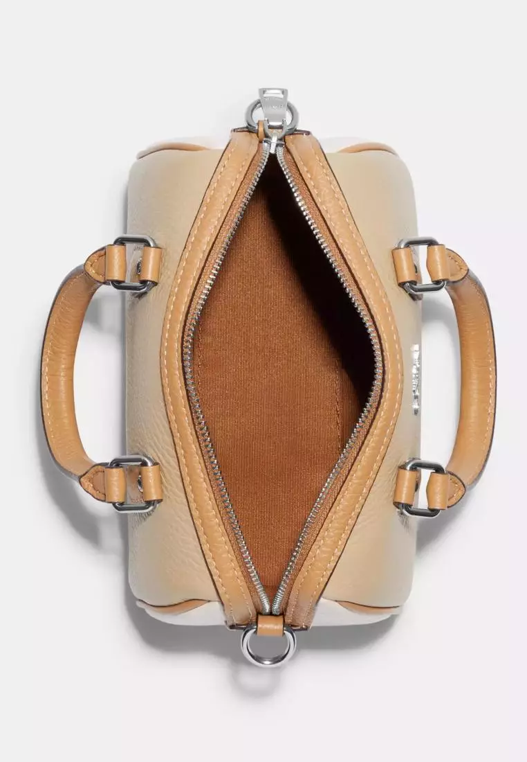 Jual Coach Coach Rowan Mini Rowan Crossbody In Colorblock Sandy Beige ...