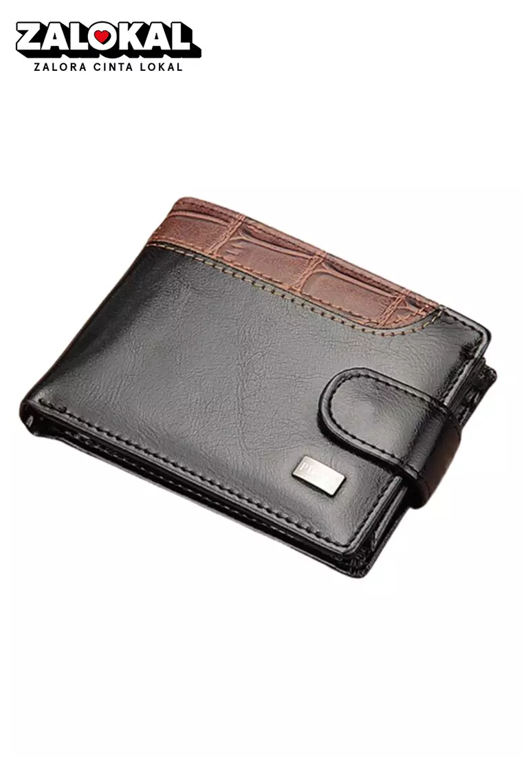 Jual Baellerry Dompet Fashion Pria Vintage Hasp Material PU Leather ...