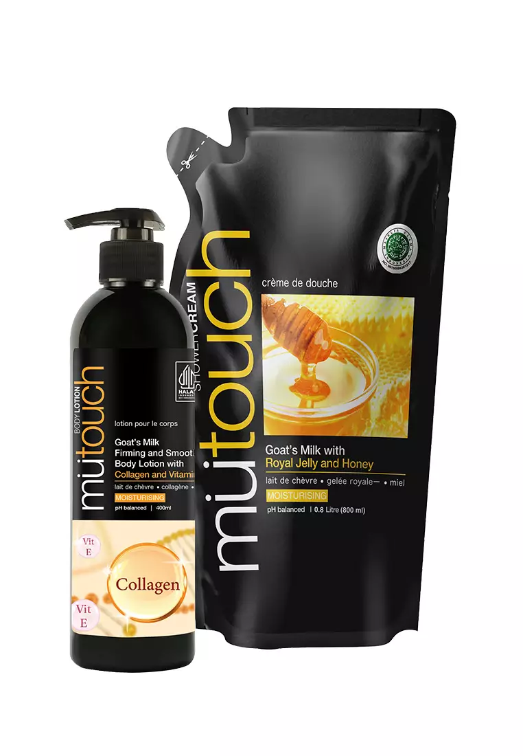 Jual Mutouch PAKET Mutouch ROYAL JELLY & HONEY 800ml + Body Lotion ...