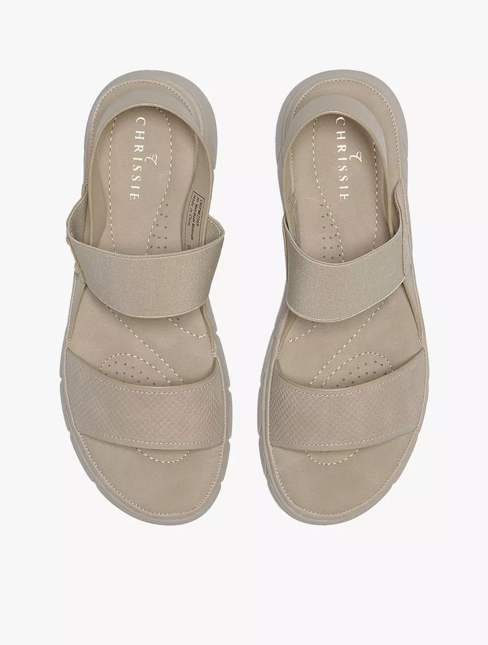 Jual PAYLESS Payless Chrissie Womens Luna Comfort Sandals - Camel_05 ...