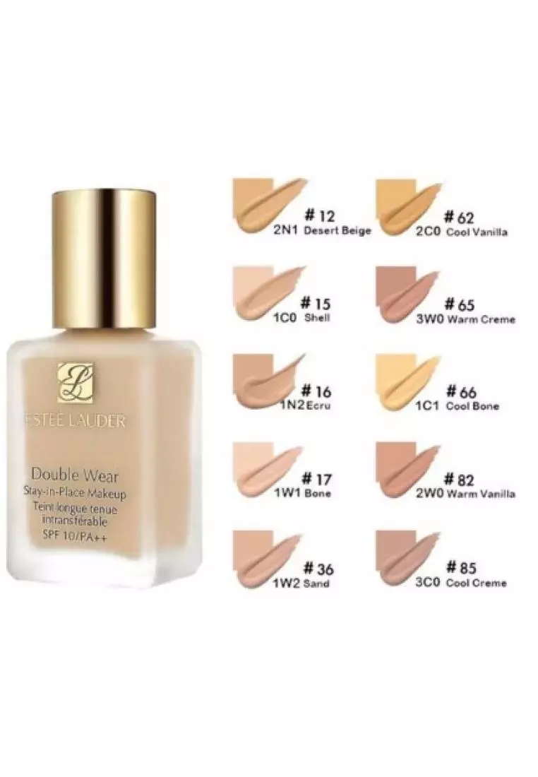 Buy Estée Lauder ESTEE LAUDER Double Wear Makeup Foundations Spf10 30ml 2C0 Cool Vanilla Online ...
