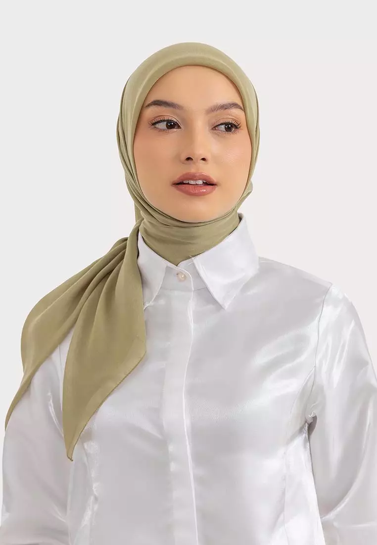 Jual Riamiranda ZALORAYA Ria Miranda Jade Green Rarina Scarf Original ...