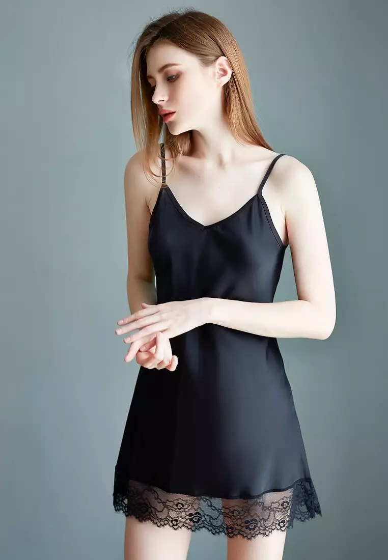 Buy LYCKA LCB2117-Lady Sexy Robe and Inner Lingerie Sets-Black 2025 ...