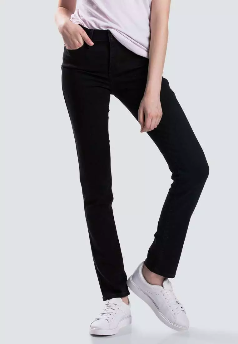 Buy Levi's 312 Shaping Slim Soft Black Female 19627-0000 Online ...
