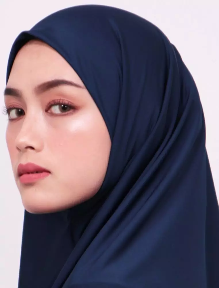 Jual DAW Project DH009 Hijab Instan Sofia Navy Original 2025 | ZALORA Indonesia