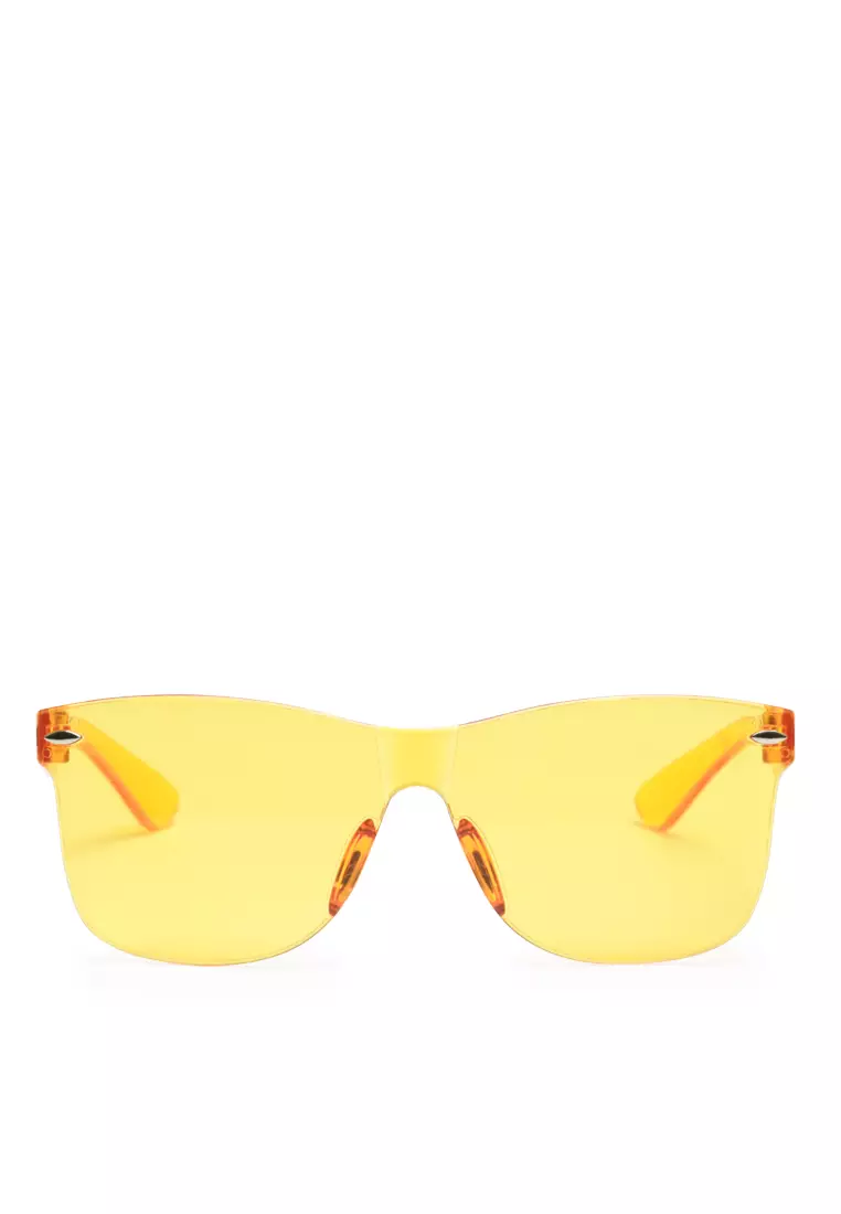 Jual London Rag Kacamata Bingkai Pop Binge Square dengan Warna Kuning ...
