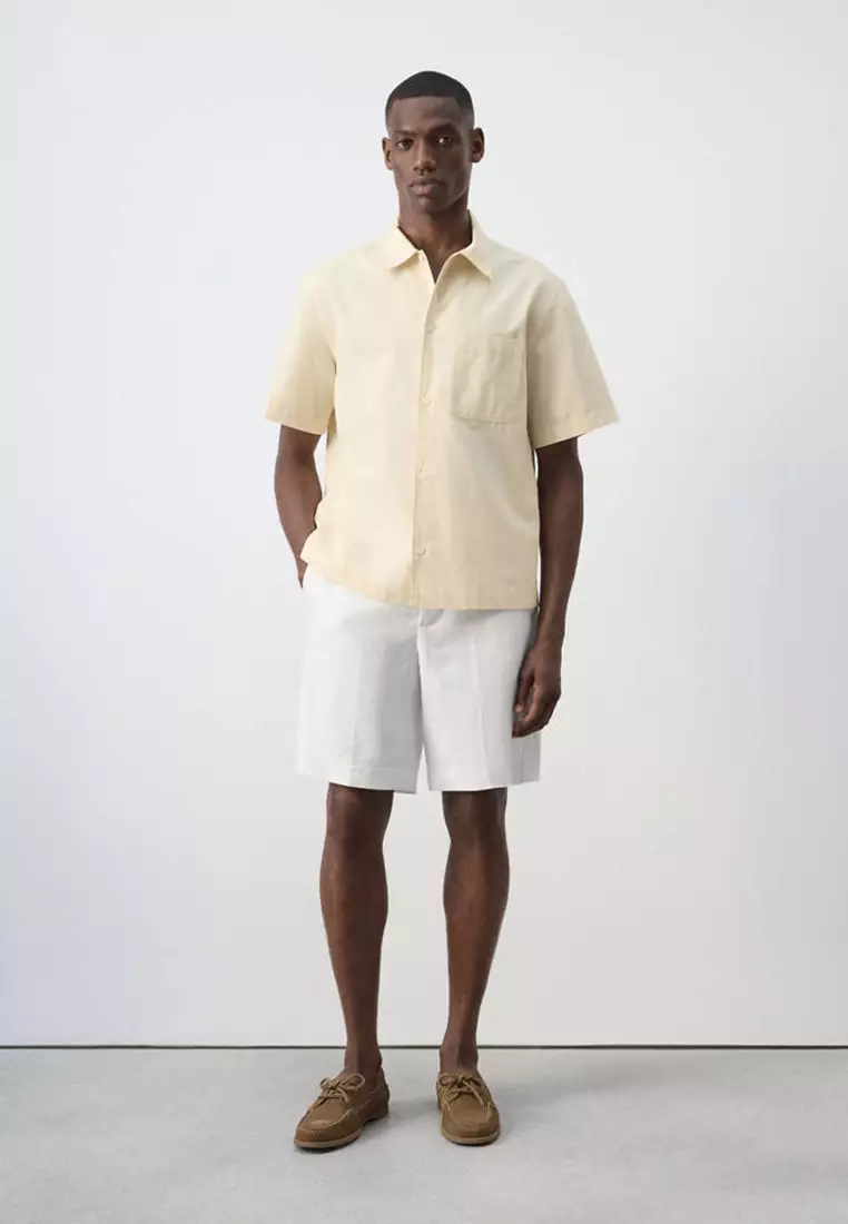 Buy MANGO Man Regular Fit Cotton-Linen Shirt 2026 Online | ZALORA