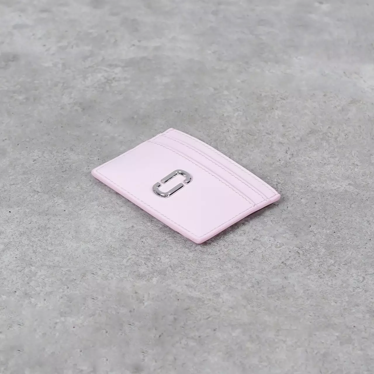 Jual Marc Jacobs Dompet MARC JACOBS LOGO SILVER PINK CARD HOLDER 100% ...