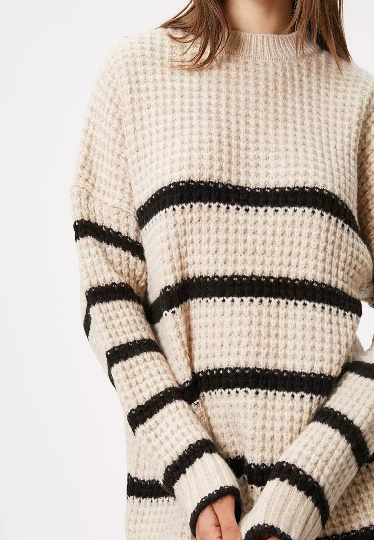 Jual KOTON Striped Knitwear Sweater Original 2024 | ZALORA Indonesia