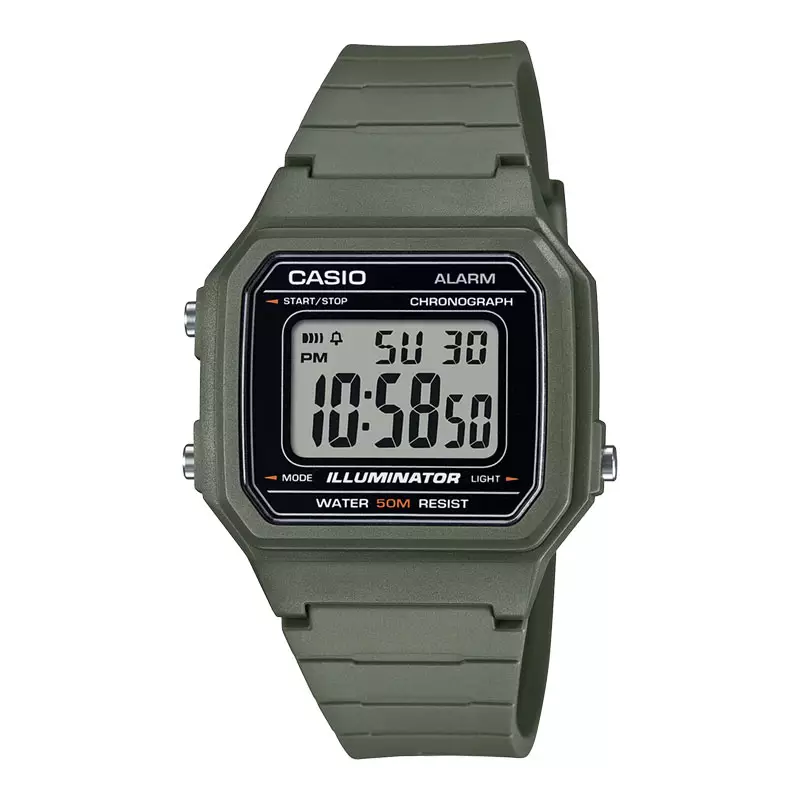 Jual CASIO Jam Tangan Pria Casio General W-217H-3AVDF Digital Dial ...