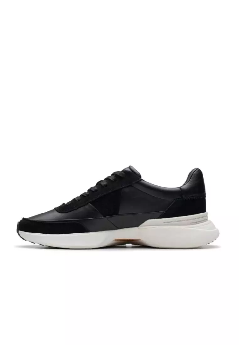 Buy CLARKS Mens Craft Pace Black Leather 2025 Online | ZALORA