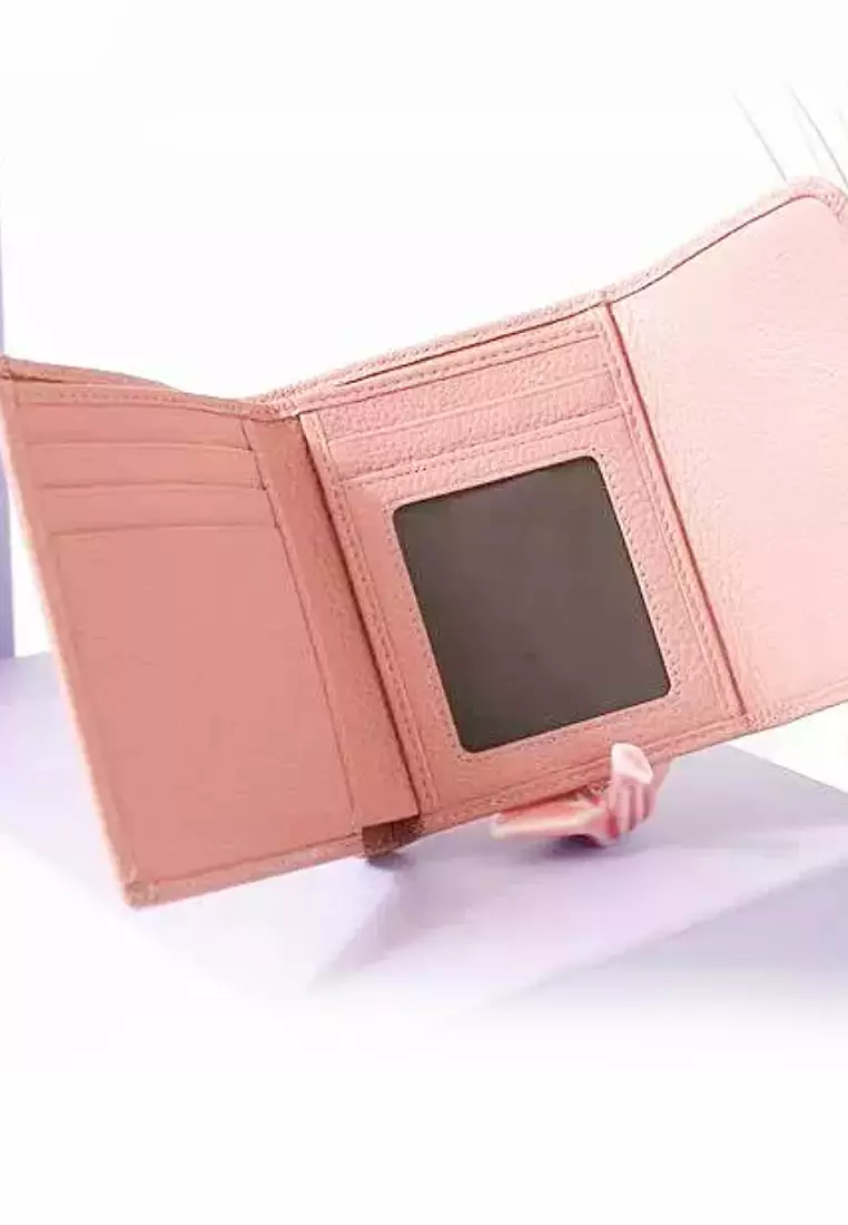 Buy ZITIQUE Double folding wallet in the head layer 2025 Online | ZALORA