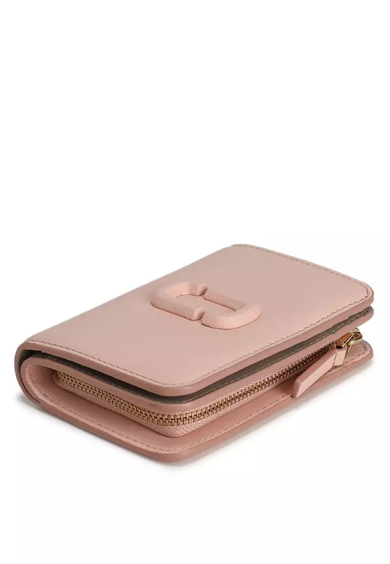 Buy MARC JACOBS The Covered J Marc Mini Compact Wallet (cq) 2026 Online ...
