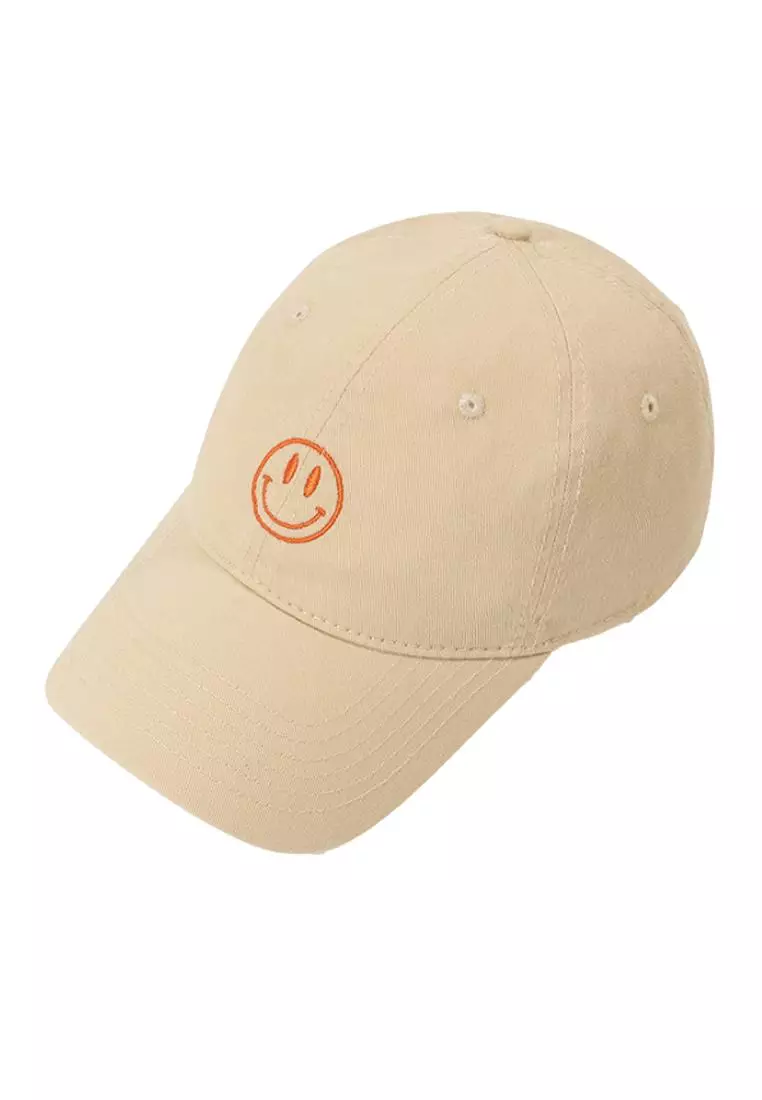 Buy Kings Collection Smiley Face Embroidery Camel Adjustable Baseball ...