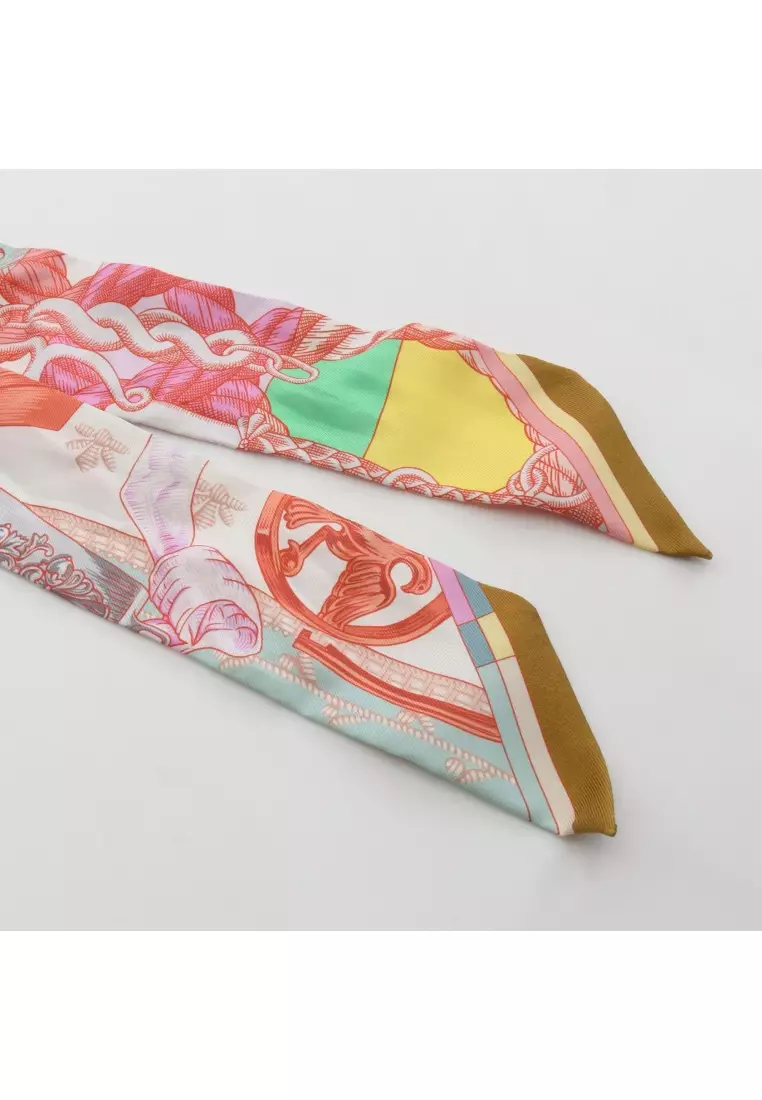 Buy Hermes Pre-Loved Hermès twilly Cavalleria d'Etriers ribbon scarf ...