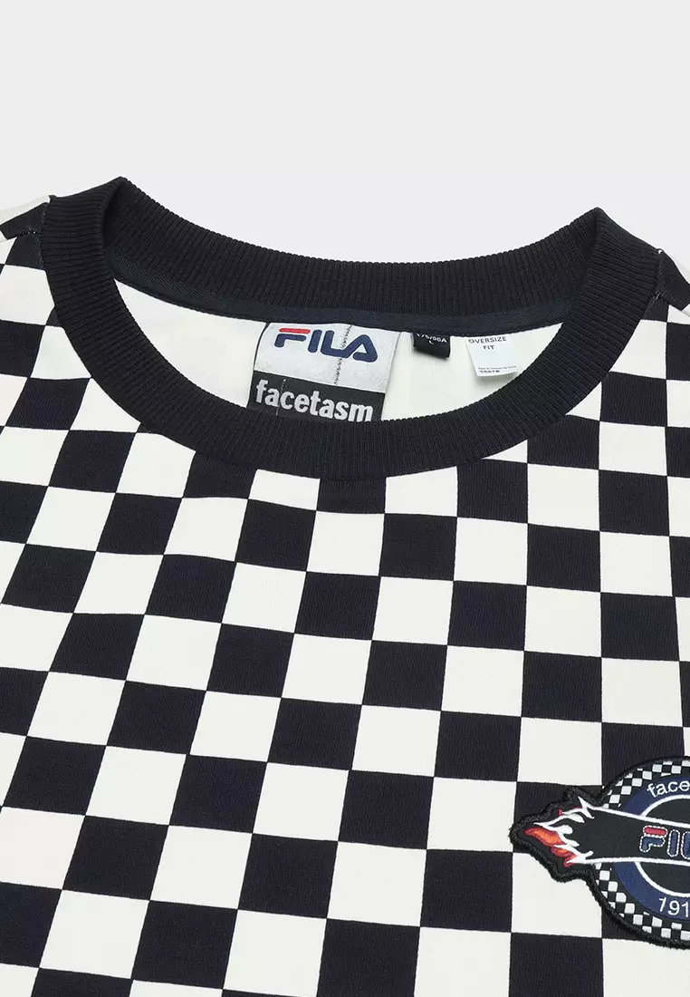 Buy FILA FILA FUSION x FACETASM Men's Pullover Sweater in Ash 2024 ...