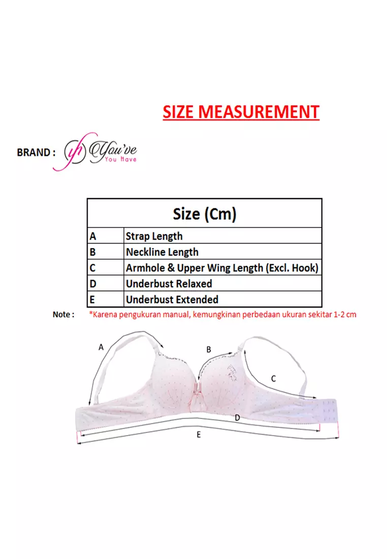 Jual Youhave You've (YOUHAVE) Bra Pakaian Dalam Wanita Original 2024 ...