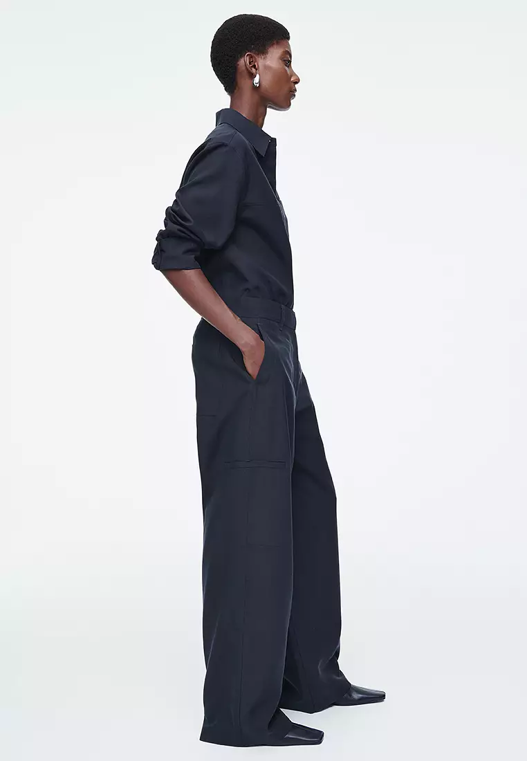 COS Barrel-Leg Utility Trousers 2025 | Buy COS Online | ZALORA Hong Kong