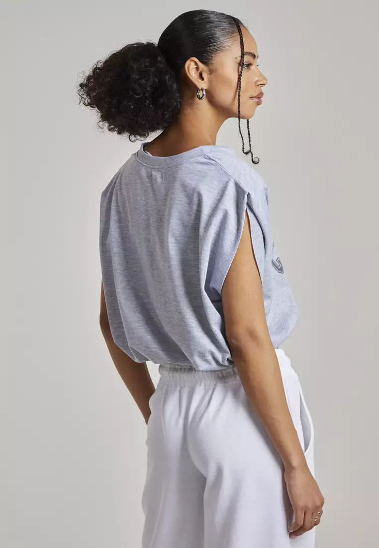 Buy Pink Vanilla Pink Vanilla Grey Carolina Varsity Double Layer Top 2025 Online | ZALORA ...