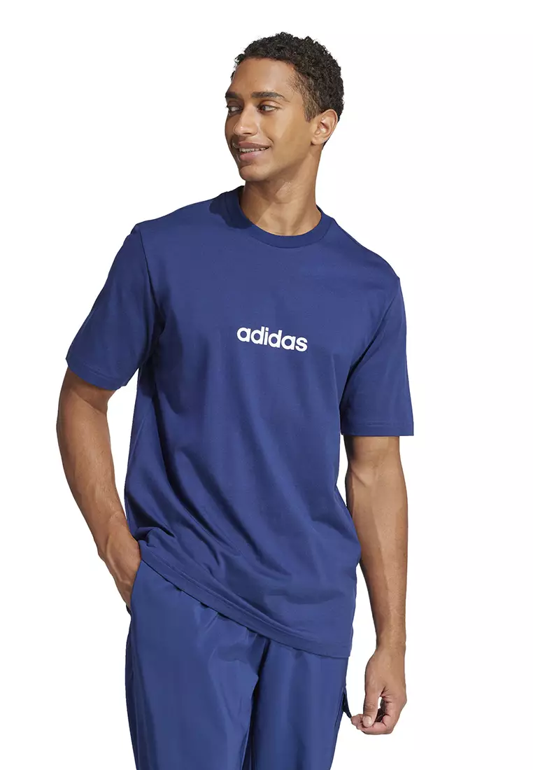 Jual ADIDAS Essentials Linear Single Jersey Tee Original 2025 | ZALORA ...