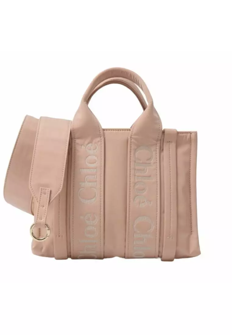 Buy Chloe Pre-Loved Chloé Pink Nylon Woody 2025 Online | ZALORA Philippines