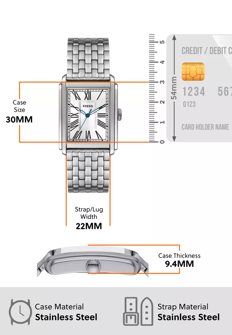 Buy Fossil Carraway Watch Fs6008 Online Zalora Malaysia