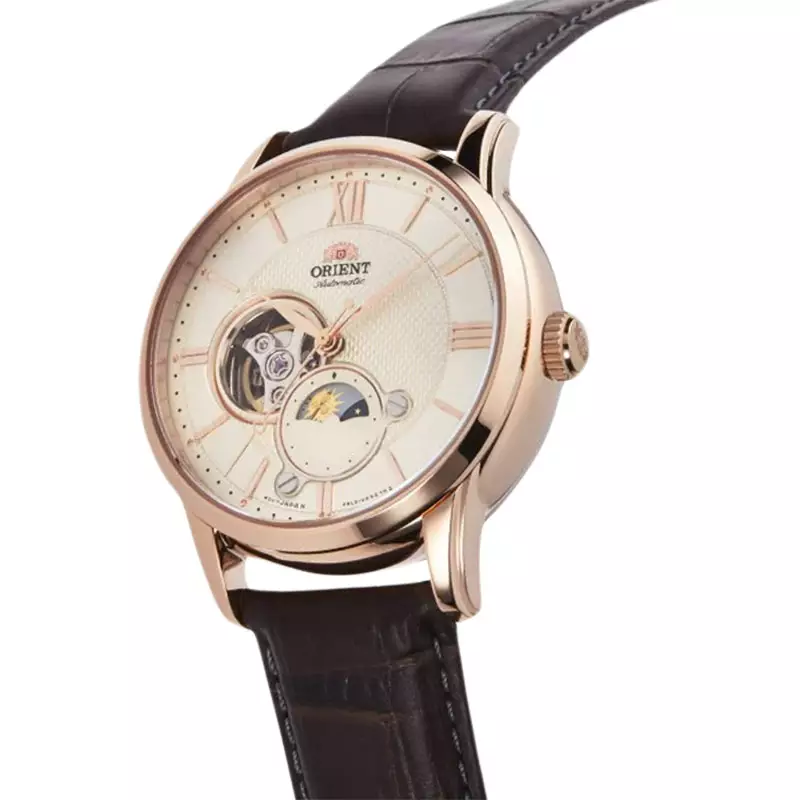 Jual Orient Jam Tangan Pria Orient RA-AS0009S Automatic Sun & Moon Open ...