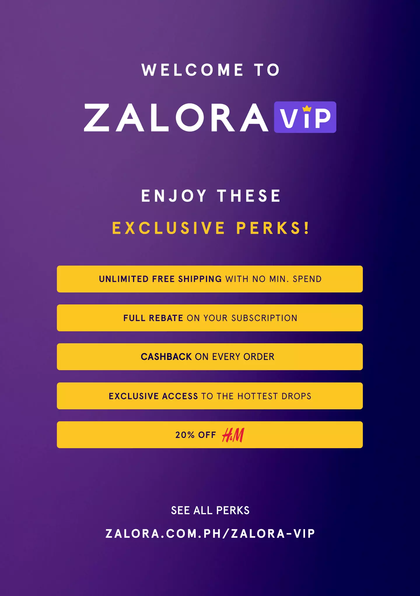 Buy ZALORA NOW ZALORA VIP 2026 Online | ZALORA Philippines