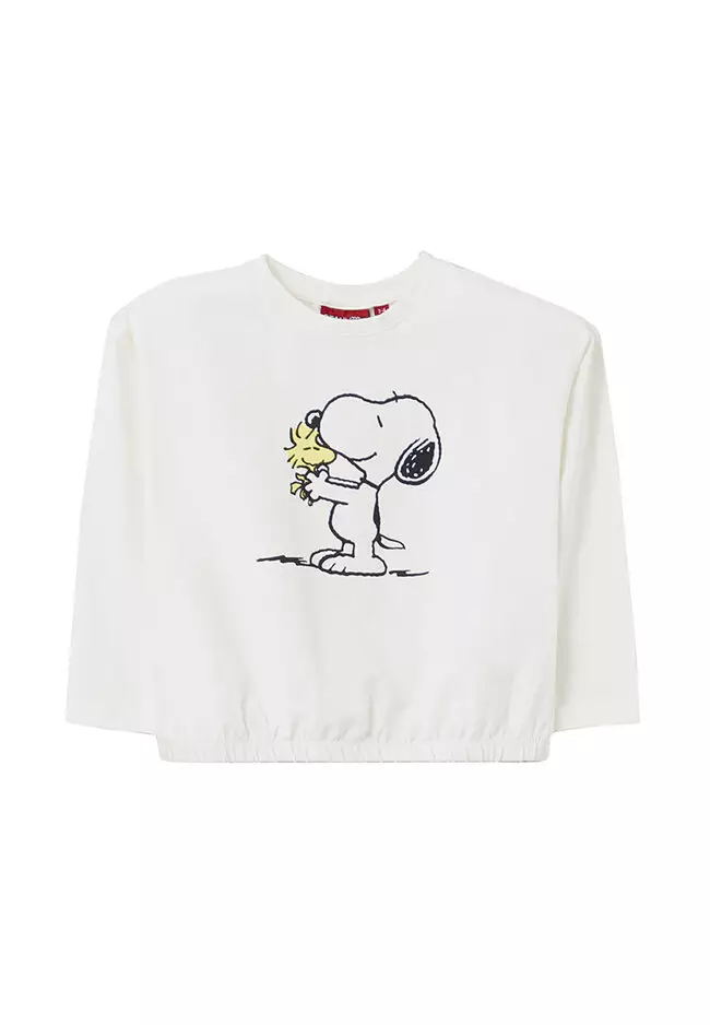 Jual OVS Long Sleeves Snoopy Print T-Shirt Original 2024 | ZALORA ...