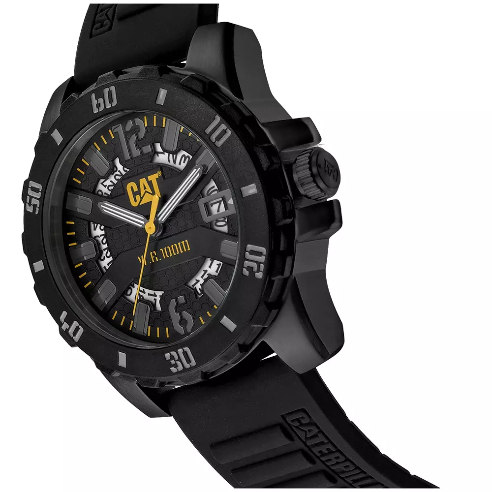 Jual Caterpillar Caterpillar Steel Barricade Men Watches CAT AR.161.21. ...