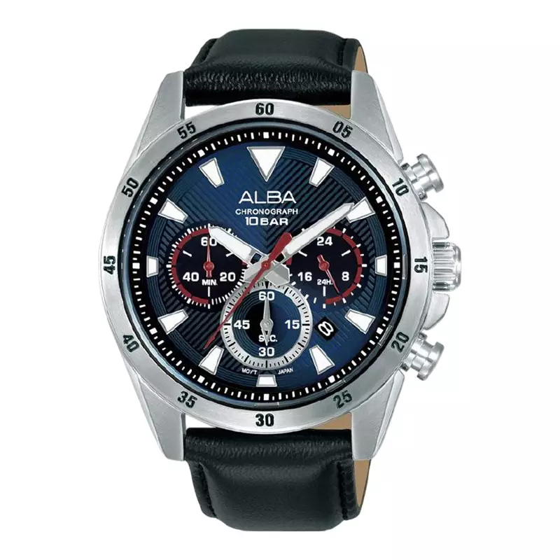 Jual Alba Jam Tangan Pria Alba Active AT3K71X1 Men Chronograph Blue ...