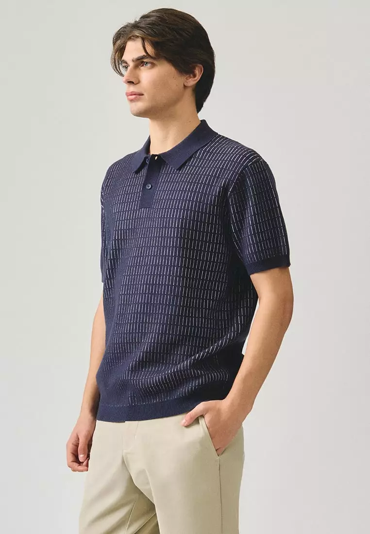 Buy REGATTA Regular Fit Polo Shirt With Contrast Jacquard Detail In ...