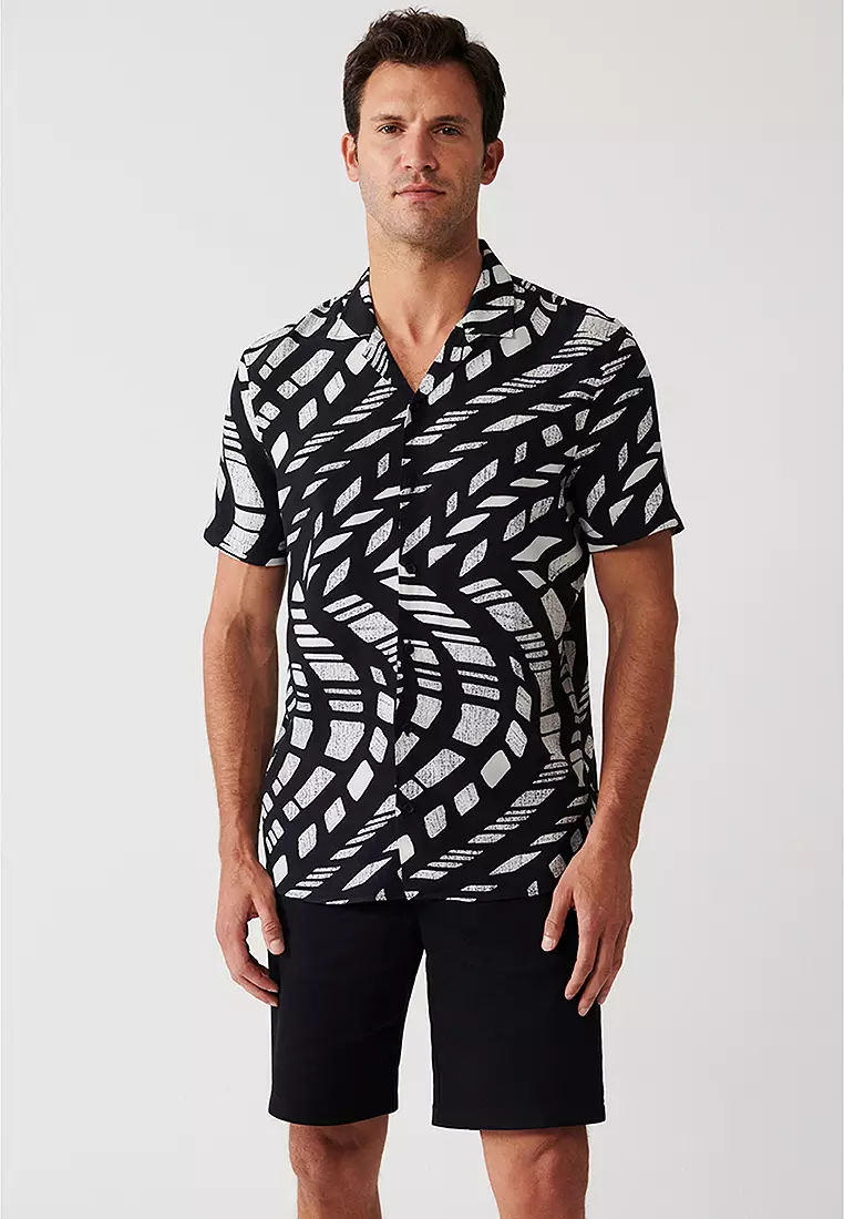 Buy Avva Regular Fit Viscose Shirt Online | ZALORA Malaysia