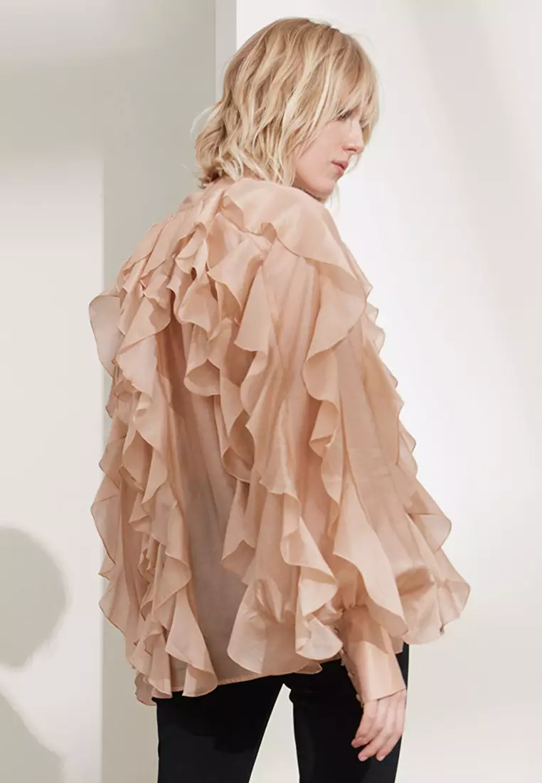 Buy & Other Stories Cascading-Ruffle Blouse 2025 Online | ZALORA Philippines