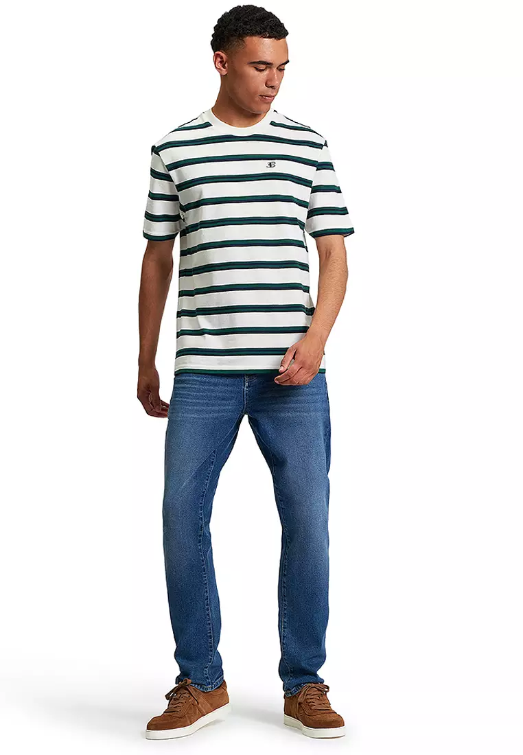 Buy Ben Sherman Textured Stripe Tee 2026 Online | ZALORA Philippines