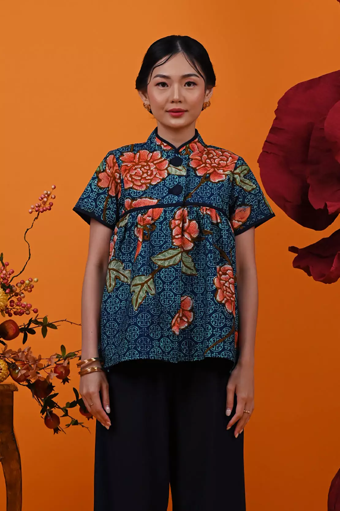 Jual Nona Rara Batik NONA RARA - Kiyo Short Encim CNY T3652 Original ...