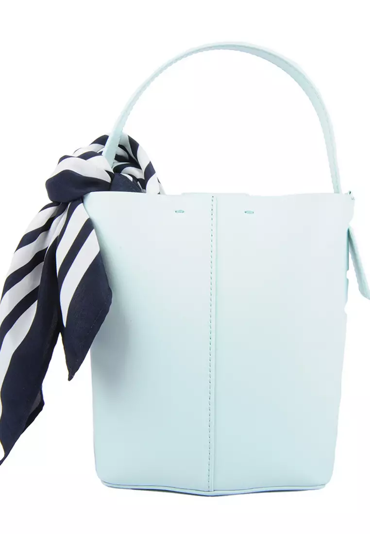 Buy RO Bags Terranova Felucca Mini Top Handle Bucket Bag in Mint Green ...