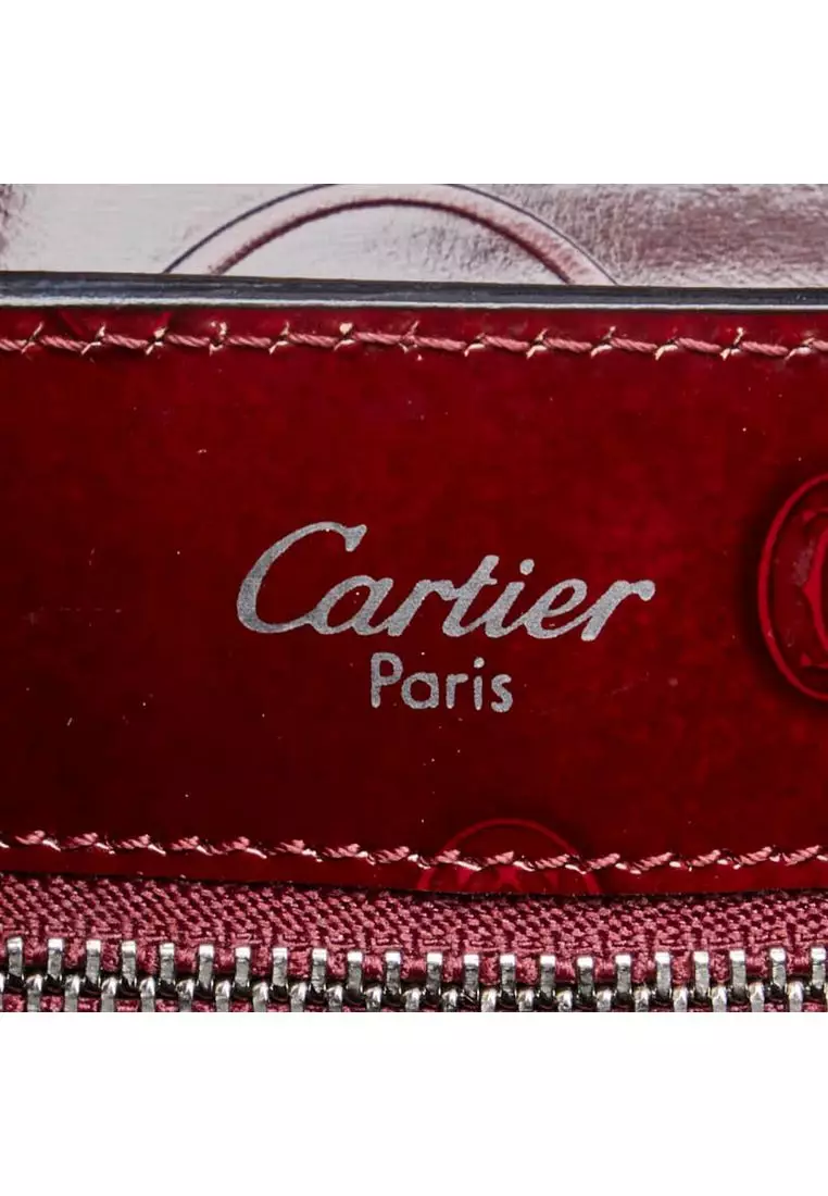 Buy Cartier Pre-Loved Cartier Red Patent Leather Happy Birthday Online ...
