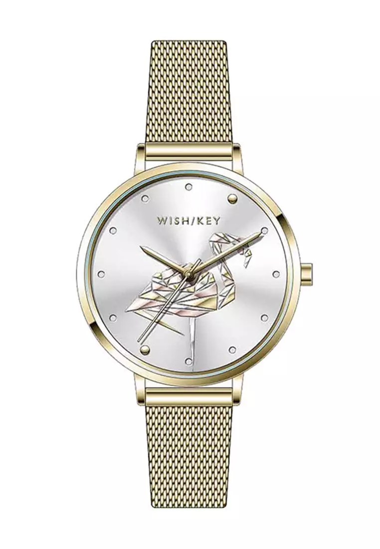 Jual Wish/Key Jam Tangan Wanita Wish/Key Freya WK8049G/16 Original 2025 ...