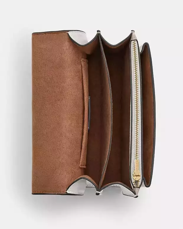 Jual Coach Mini Klare Crossbody Bag In Signature Canvas Gold/Sand/Chalk ...