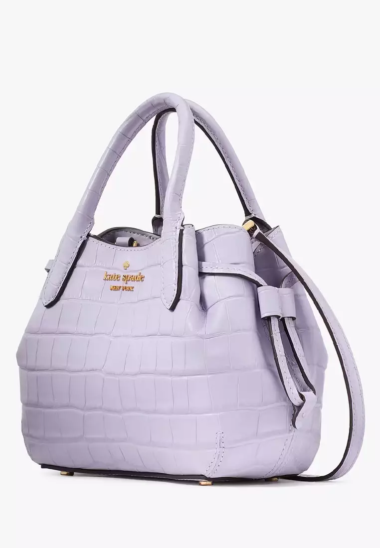 Buy Kate Spade Dumpling Croc Embossed Mini Satchel Online | ZALORA Malaysia